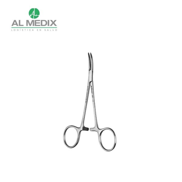Pinza Hemostatica Halsted Mosquito Curva Estriada 12.5cm | AL MEDIX